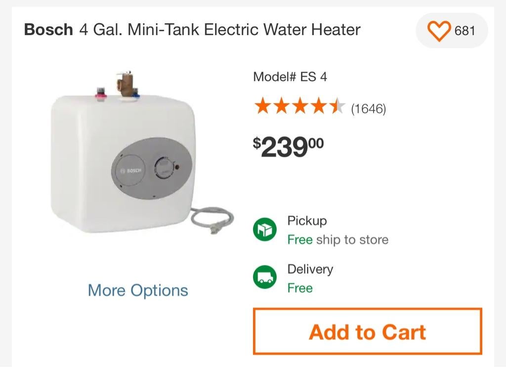 Electric Undersink Tankless Water Heaters | Green Tractor Talk
