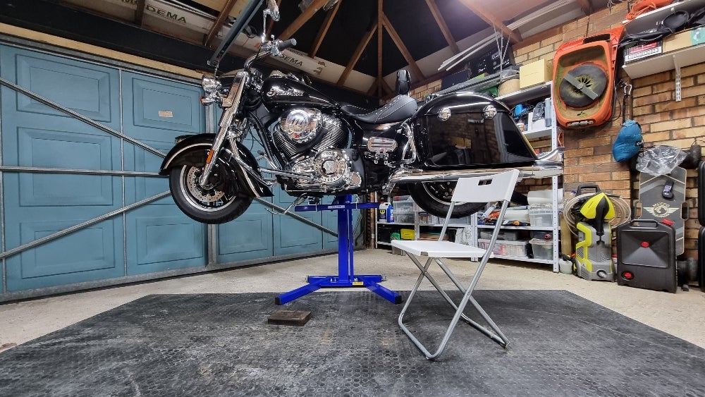 Big Blue Motorcycle Lift | Indian Motorcycle Forum