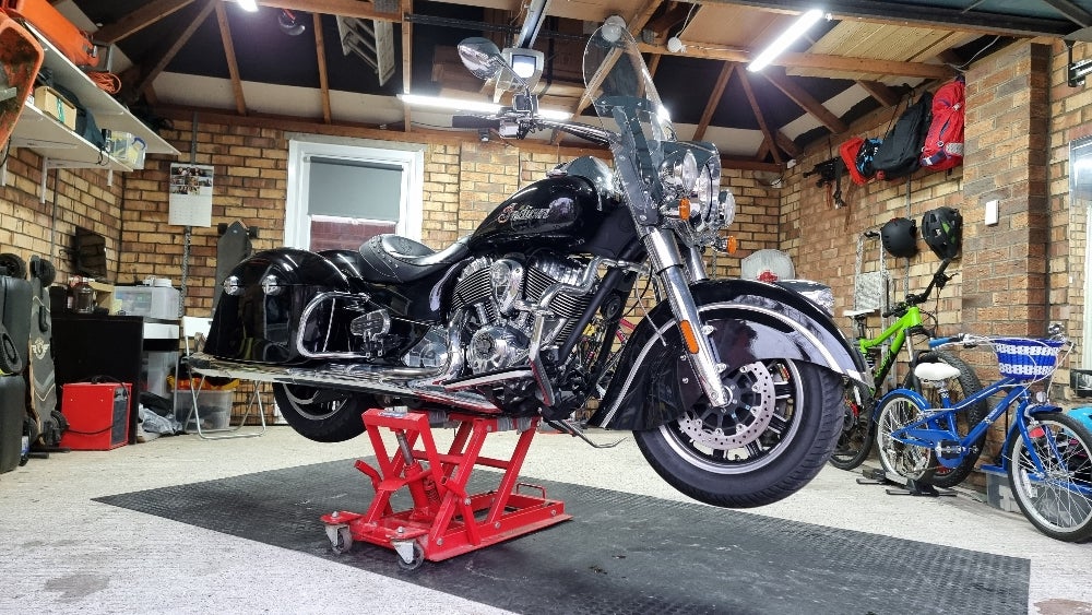 Big Blue Motorcycle Lift | Indian Motorcycle Forum