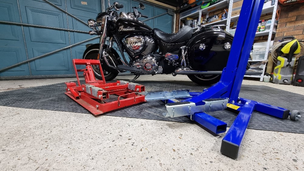 Big Blue Motorcycle Lift | Indian Motorcycle Forum
