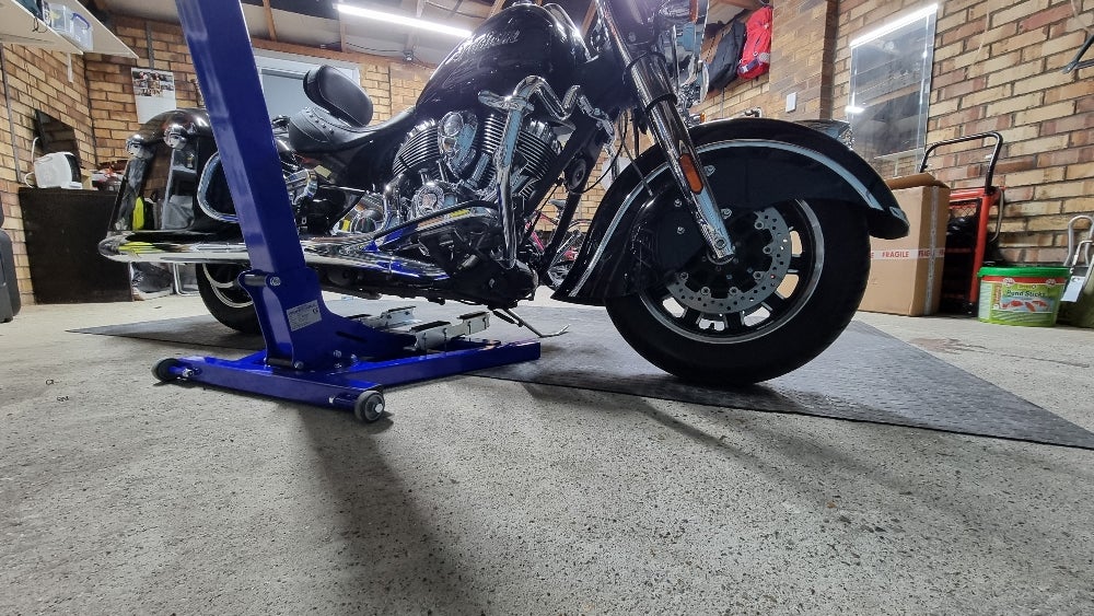Big Blue Motorcycle Lift | Indian Motorcycle Forum