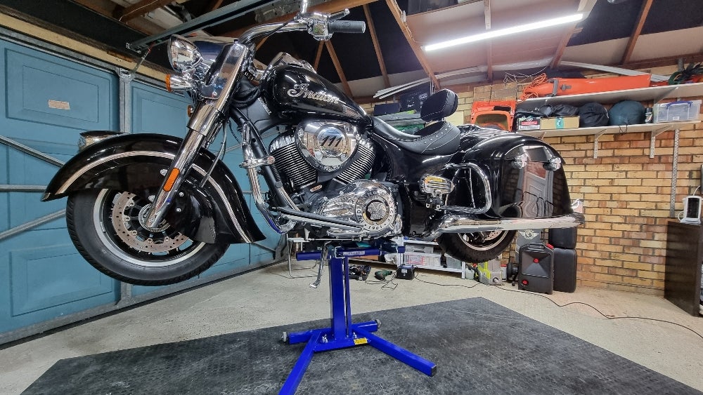 Big Blue Motorcycle Lift | Indian Motorcycle Forum