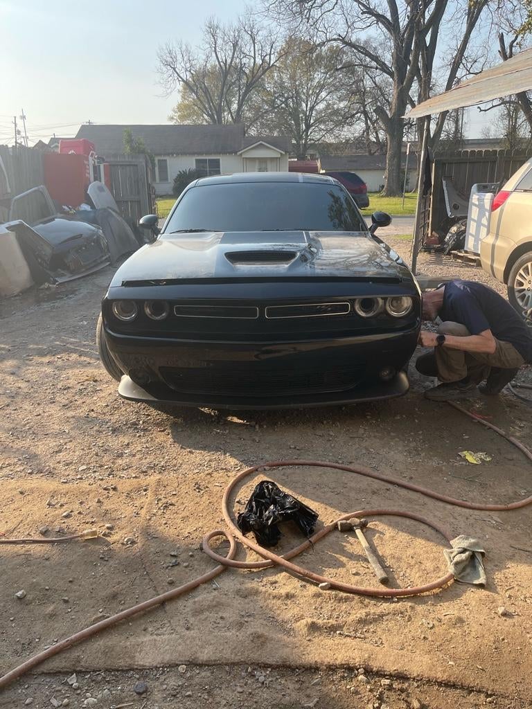 Front end damage | Dodge Challenger Forum