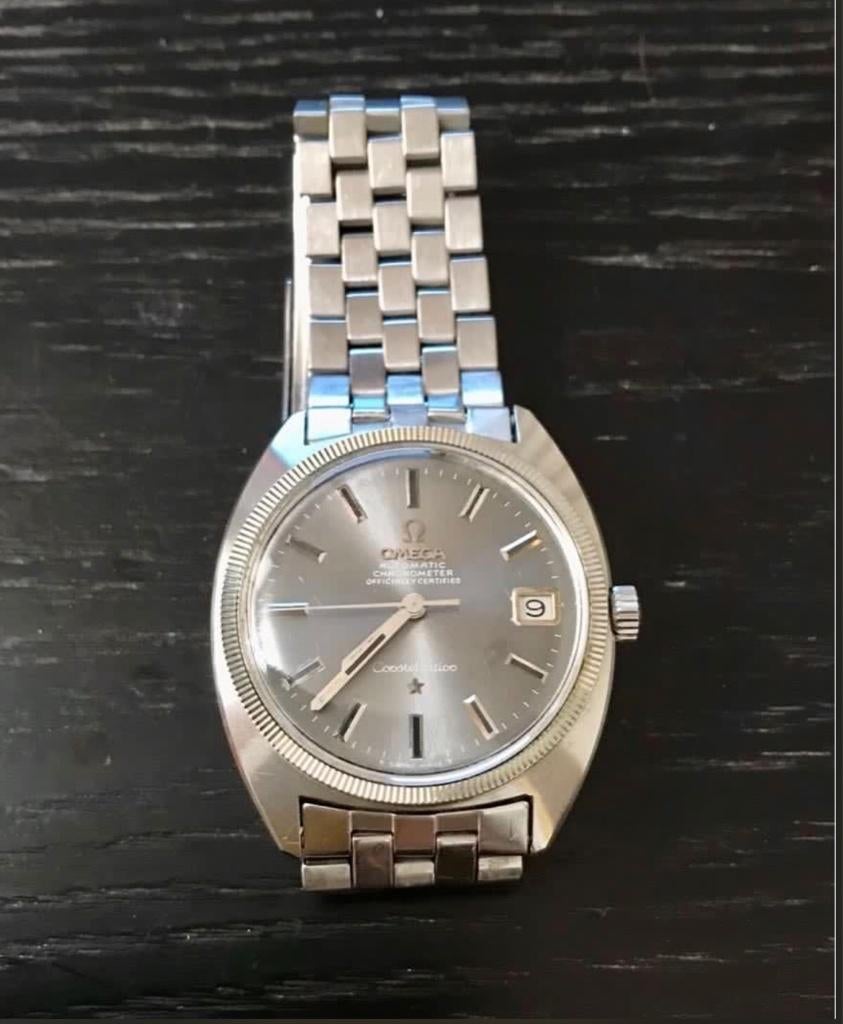 Vintage Omega Constellation C shape date in rare Gray dial and White ...
