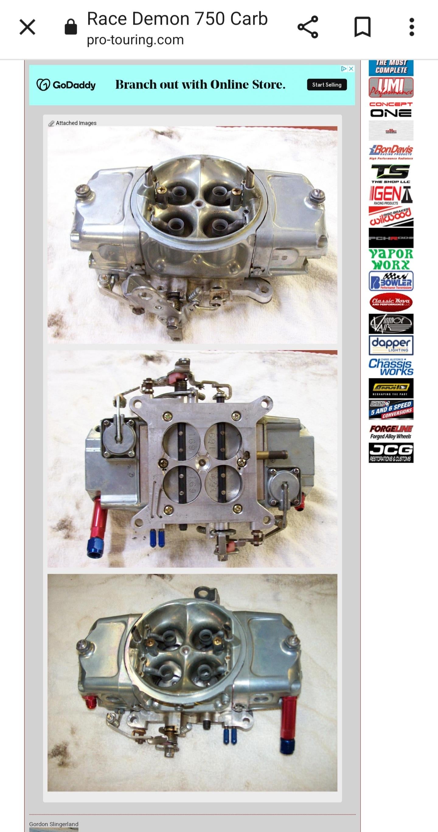 Demon carb identification please!!!! | Team Chevelle