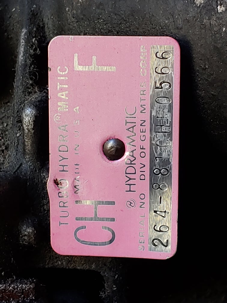 200r4 identification | Chevy Tri Five Forum