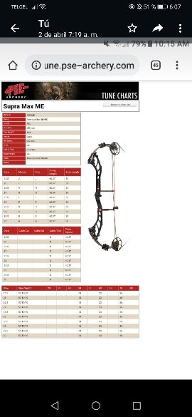 String Specs PSE Supra Max ME | Archery Talk Forum