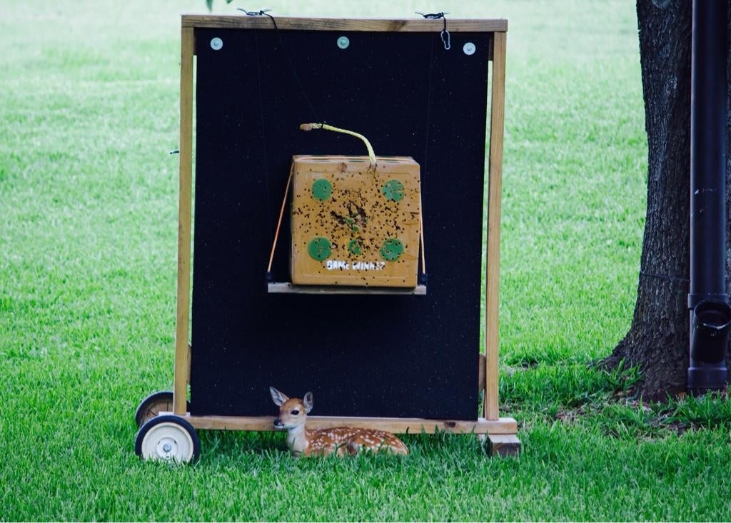 Rubber mat backstop | Archery Talk Forum