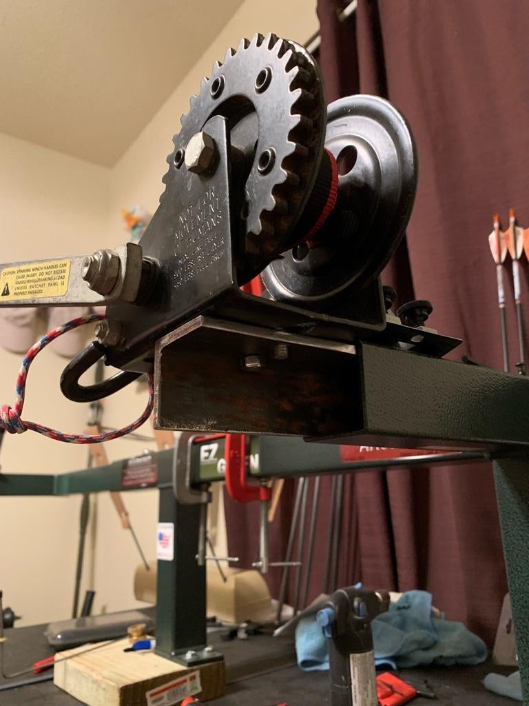 Which harbor freight winch for a draw board? | Archery Talk Forum