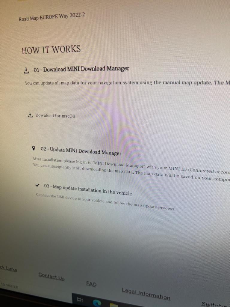 MINI Download Manager - navigation map updates | Mini Cooper Forum