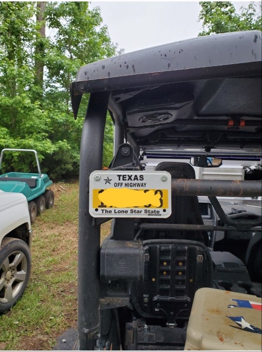 Registration tag mount | Yamaha Wolverine Forum