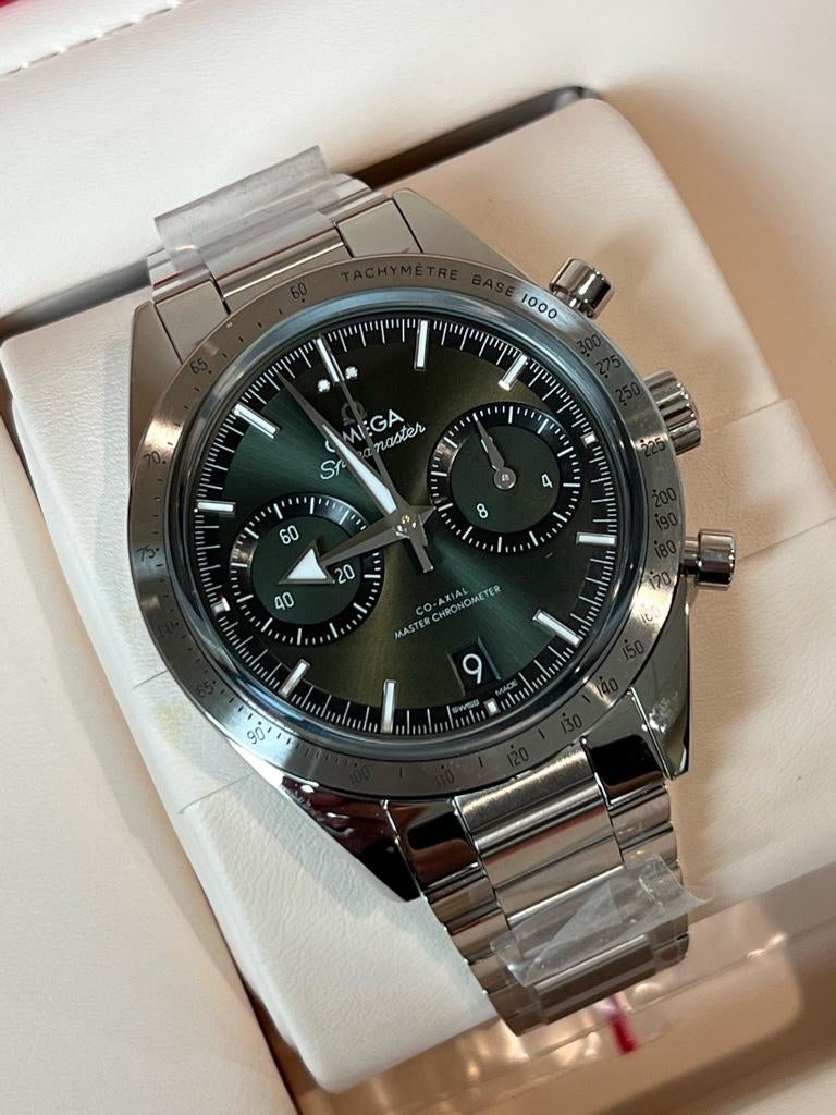BNIB Omega Speedmaster ‘57 Green Dial 2022 New Model | WatchUSeek Watch ...