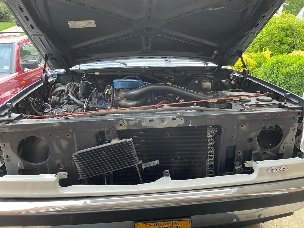 Radiator front support | Bronco Forum - Full Size Ford Bronco Forum