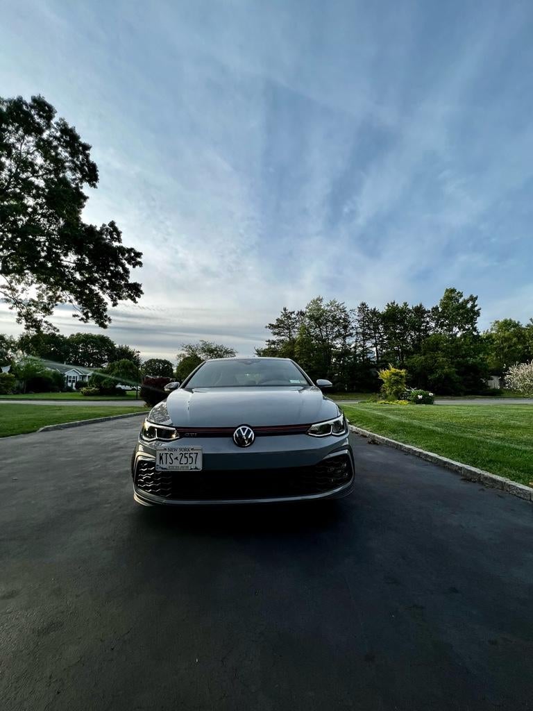 My method to mount front license plate without drilling | VW Vortex ...