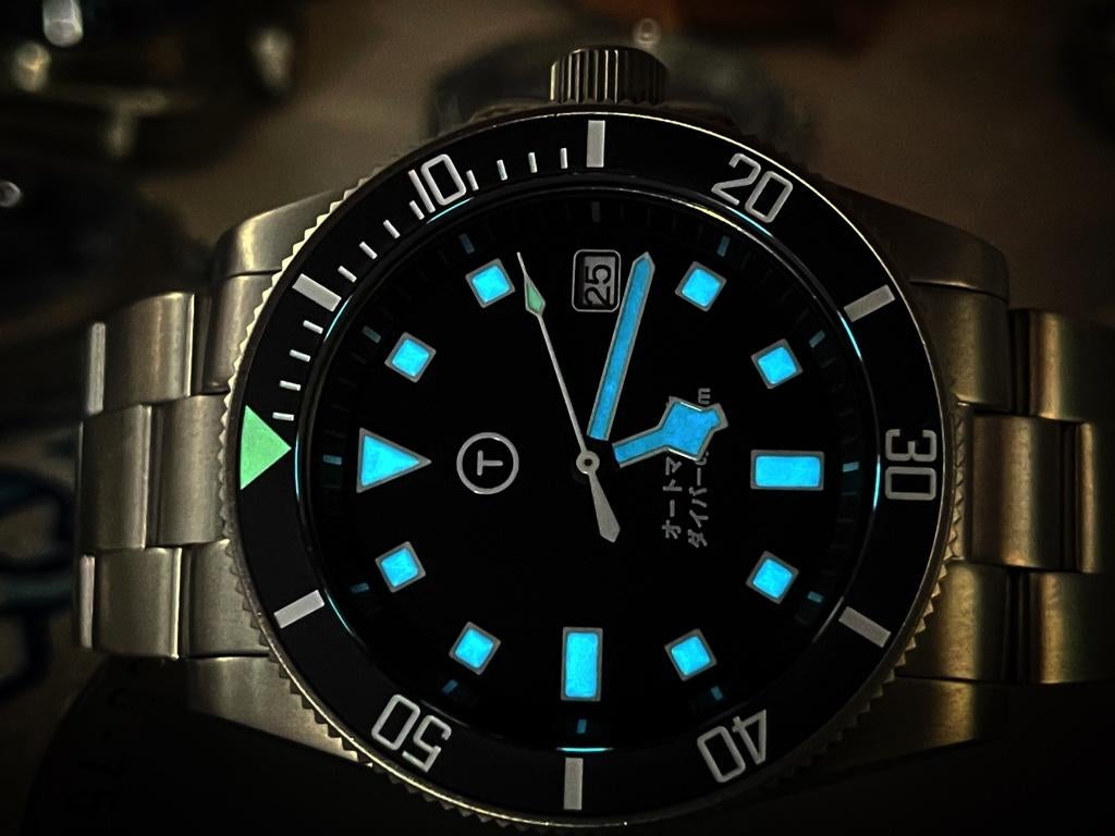 Custom bead blasted build with Seiko NH35 inside | WatchUSeek Watch Forums
