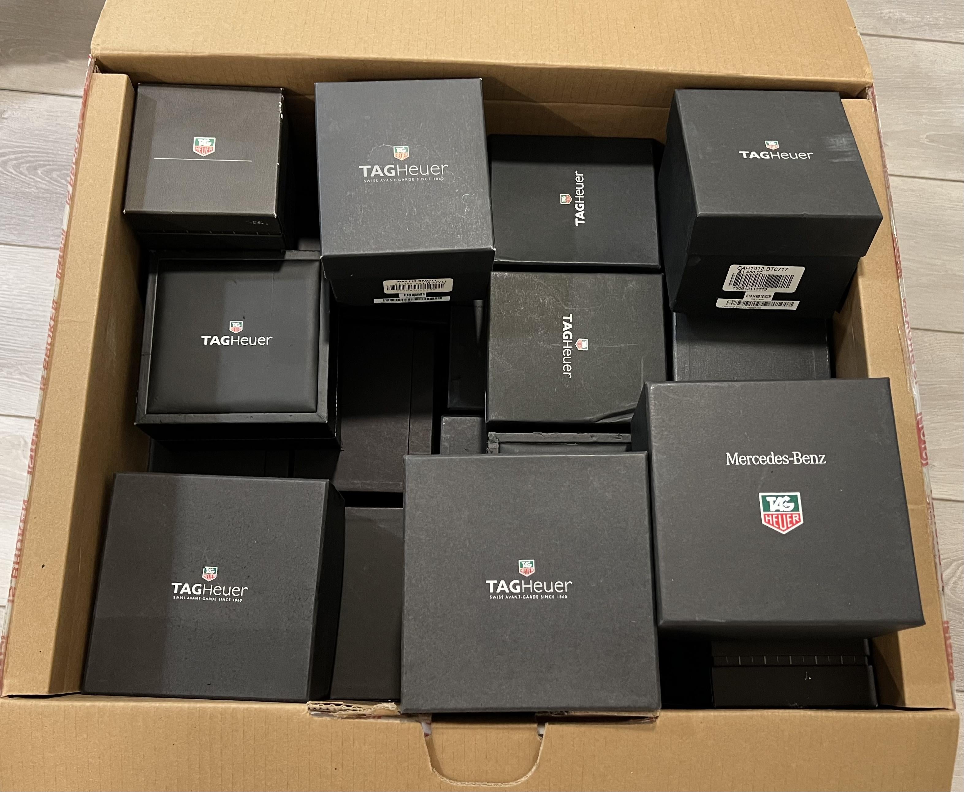 30 Assorted Tag Heuer Boxes | WatchUSeek Watch Forums
