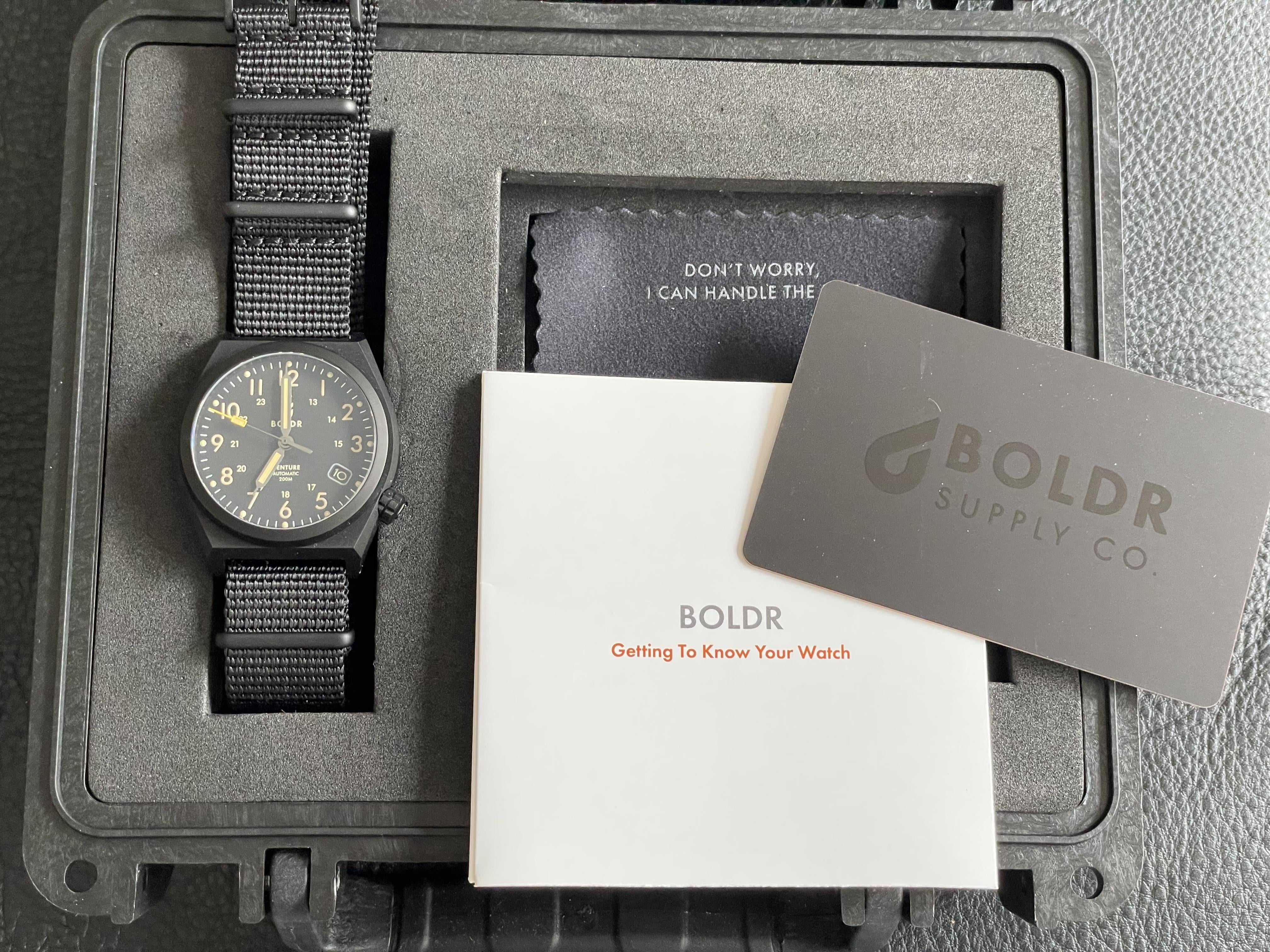 FS: BOLDR Venture Black Dawn Titanium | WatchUSeek Watch Forums