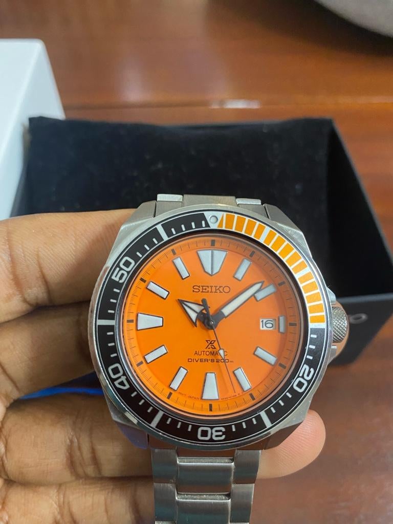 FS: Seiko Orange Samurai-$400, Seiko Blue Samurai-$275, Hamilton Khaki ...