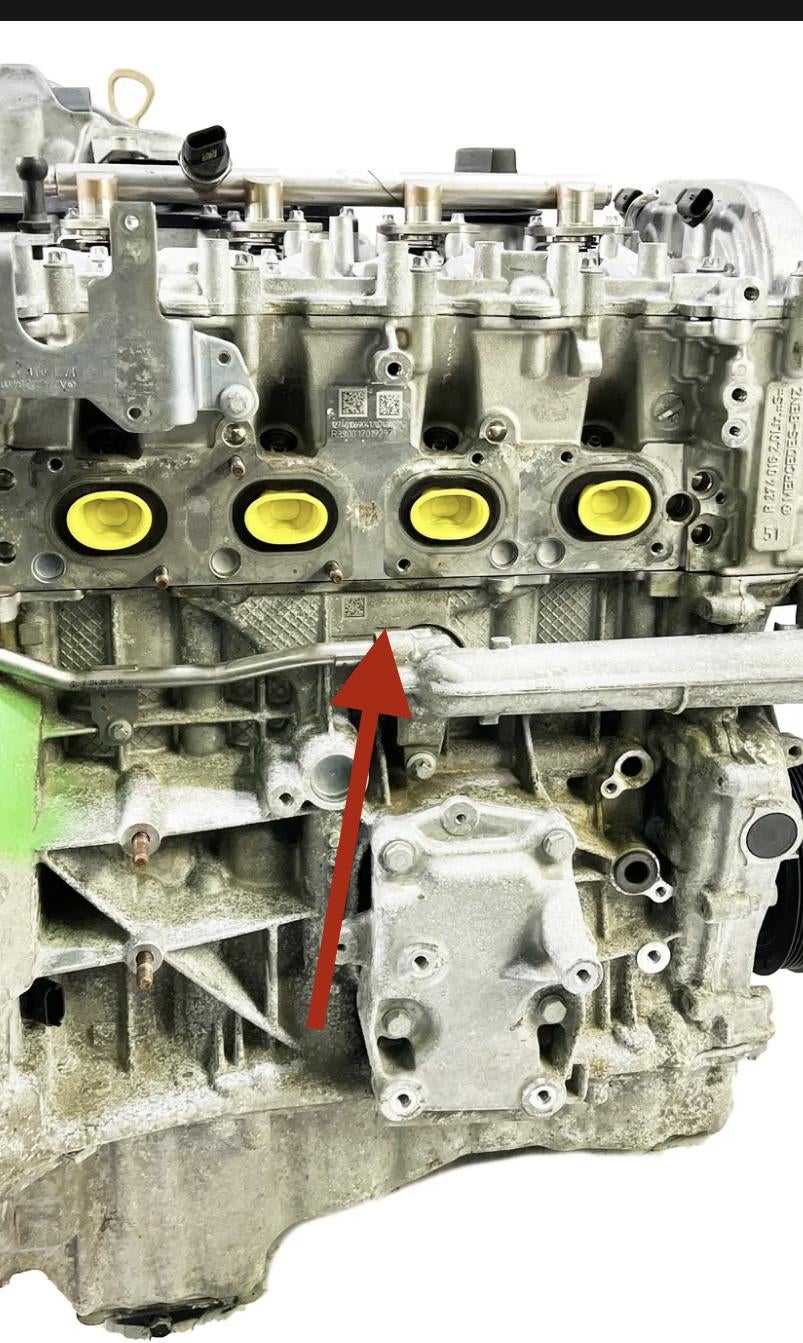 S205 engine M274 - Engine number location | Mercedes-Benz Forum