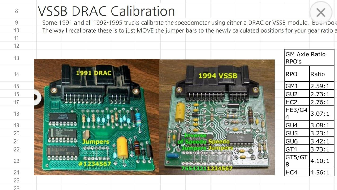 Engine Combos and VSSB/DRAC stuff | GMC Truck Forum