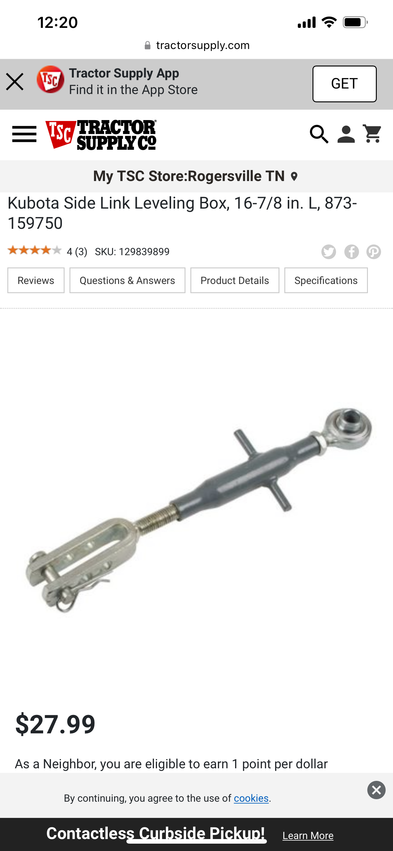 2038r adjustable side link | Green Tractor Talk