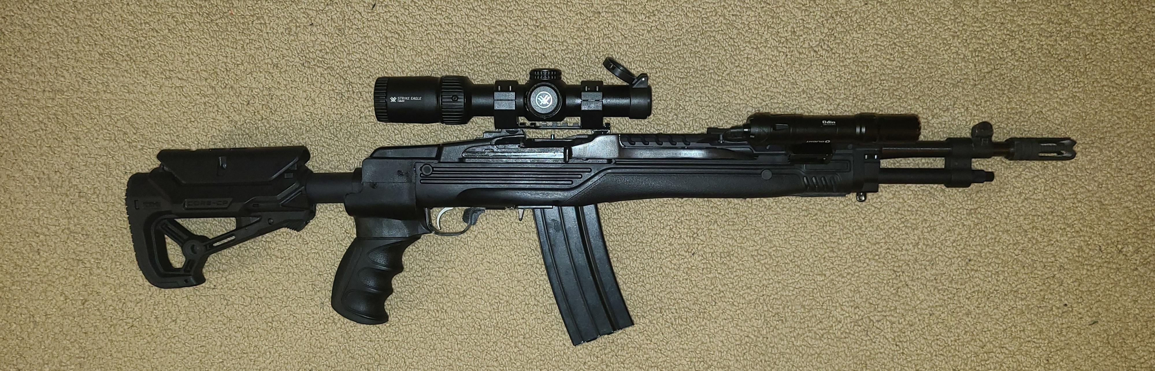 Mini-14 Tactical with Angled Foregrip | Ruger Forum