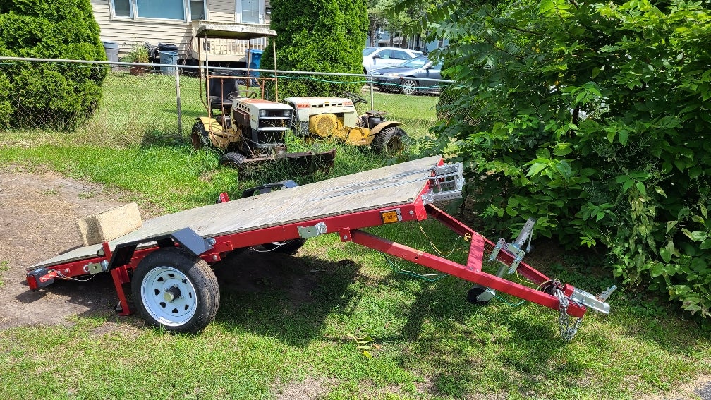 Adding Power Lift to Small Tilting Trailer | My Tractor Forum