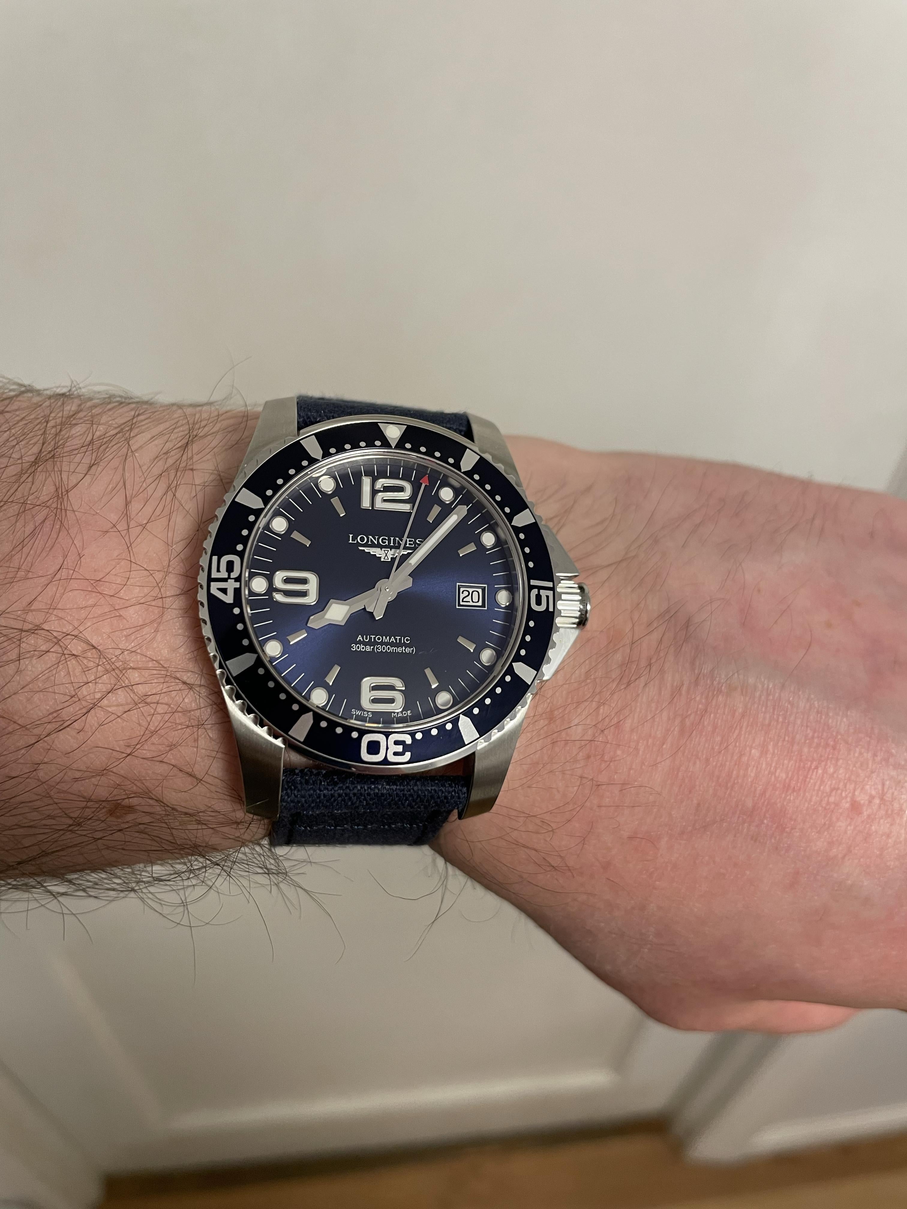 SOLD Longines Hydroconquest blue | WatchUSeek Watch Forums