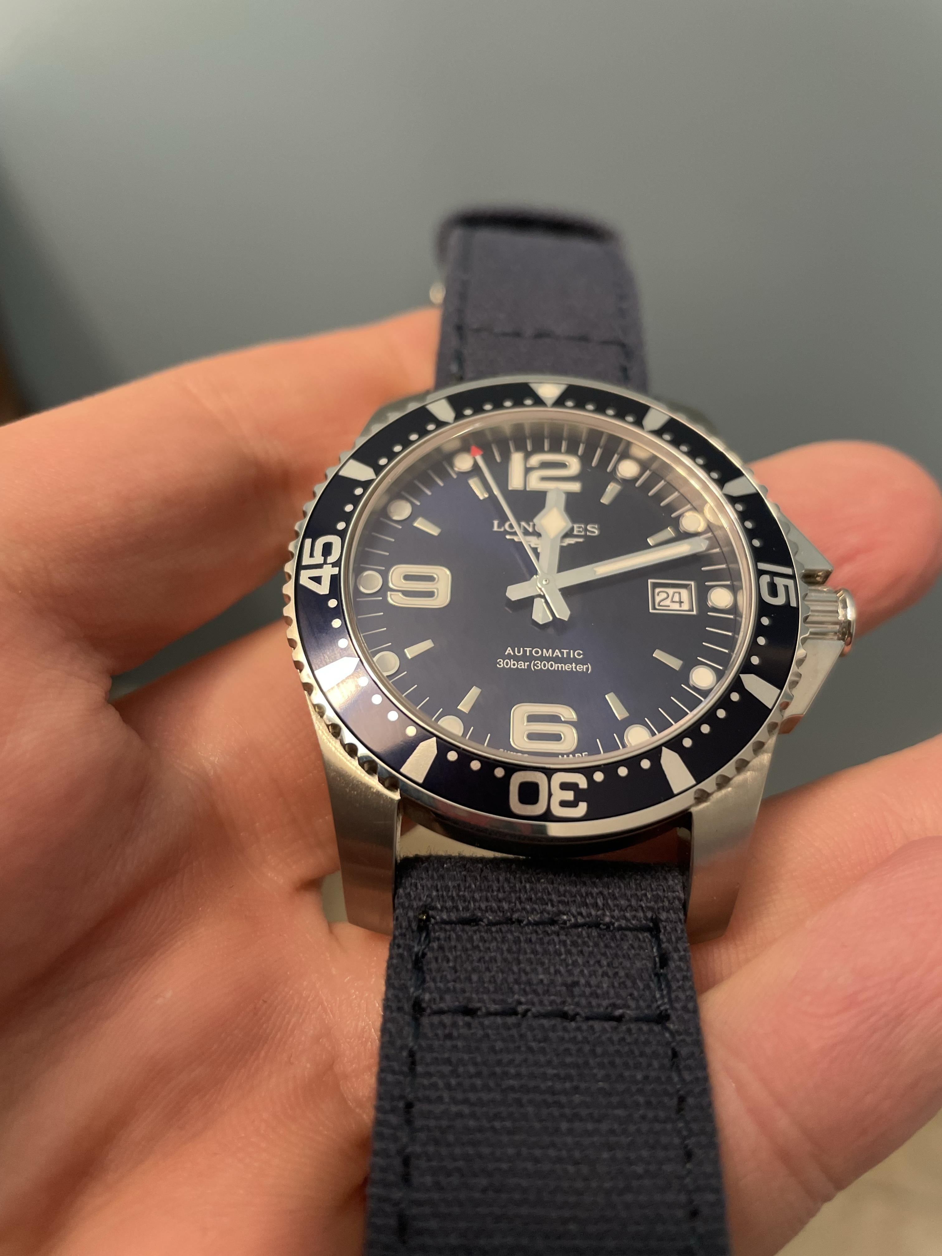 SOLD Longines Hydroconquest blue | WatchUSeek Watch Forums