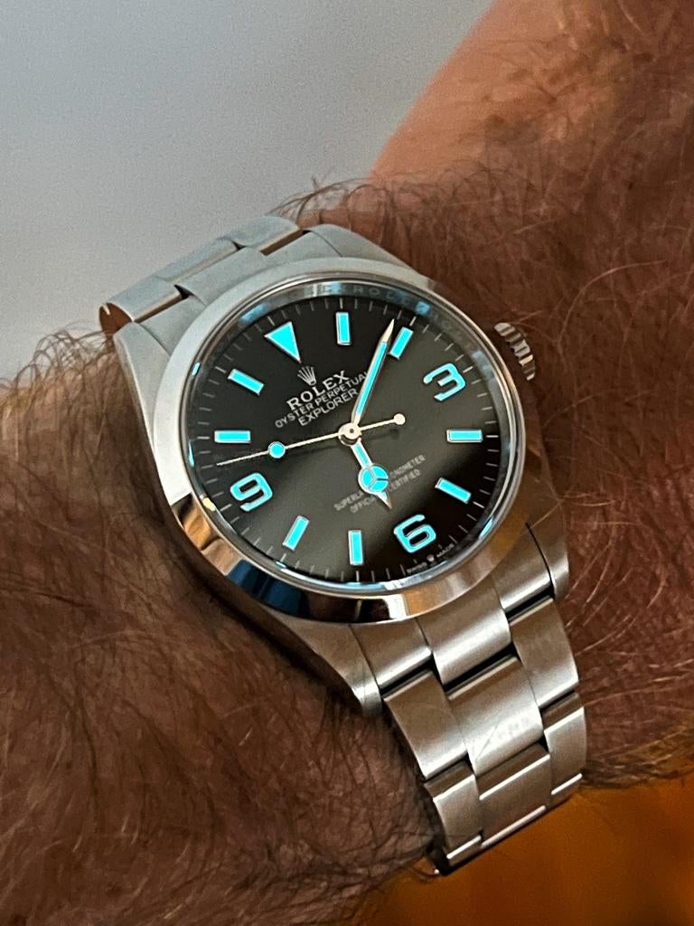 Explorer 36 vs 39 on 7" wrist | WatchUSeek Watch Forums