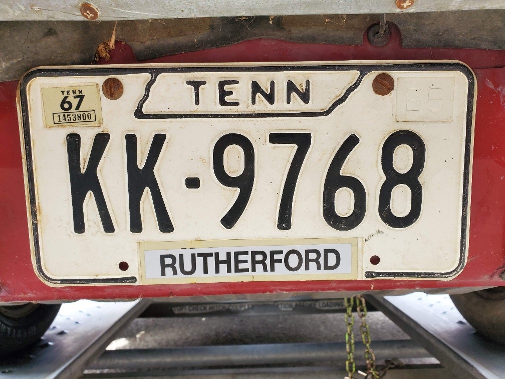 Year of Manufacture license plates | Vintage Mustang Forums