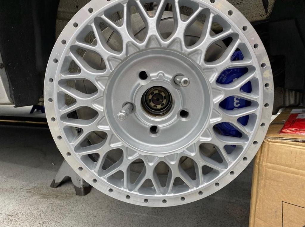 17” 5x100 Felgenfuchs Reproduction BBS RS301 Centers and Waffle Plates ...