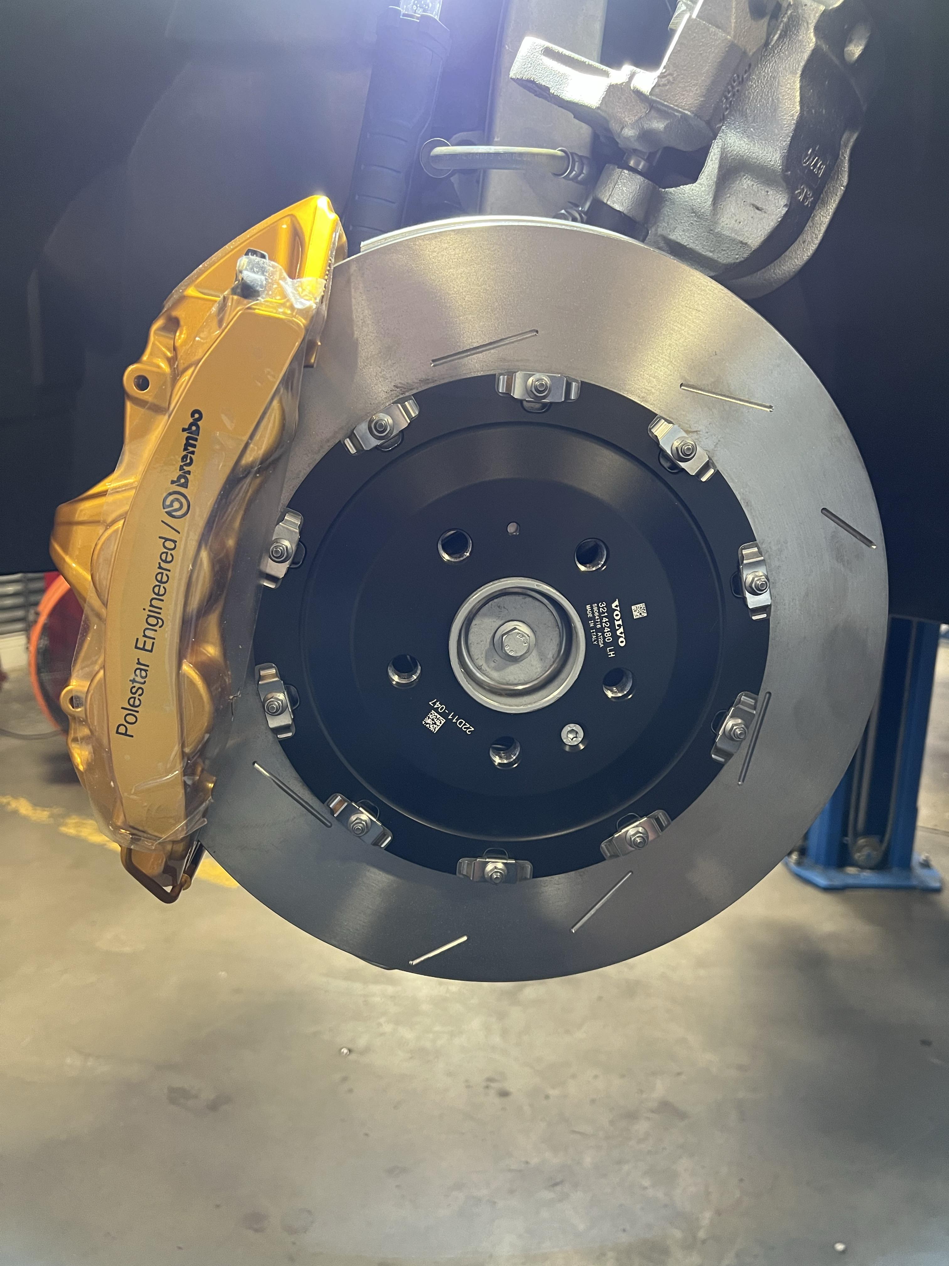 Polestar S60/V60 front brake install on XC90 | SwedeSpeed - Volvo ...