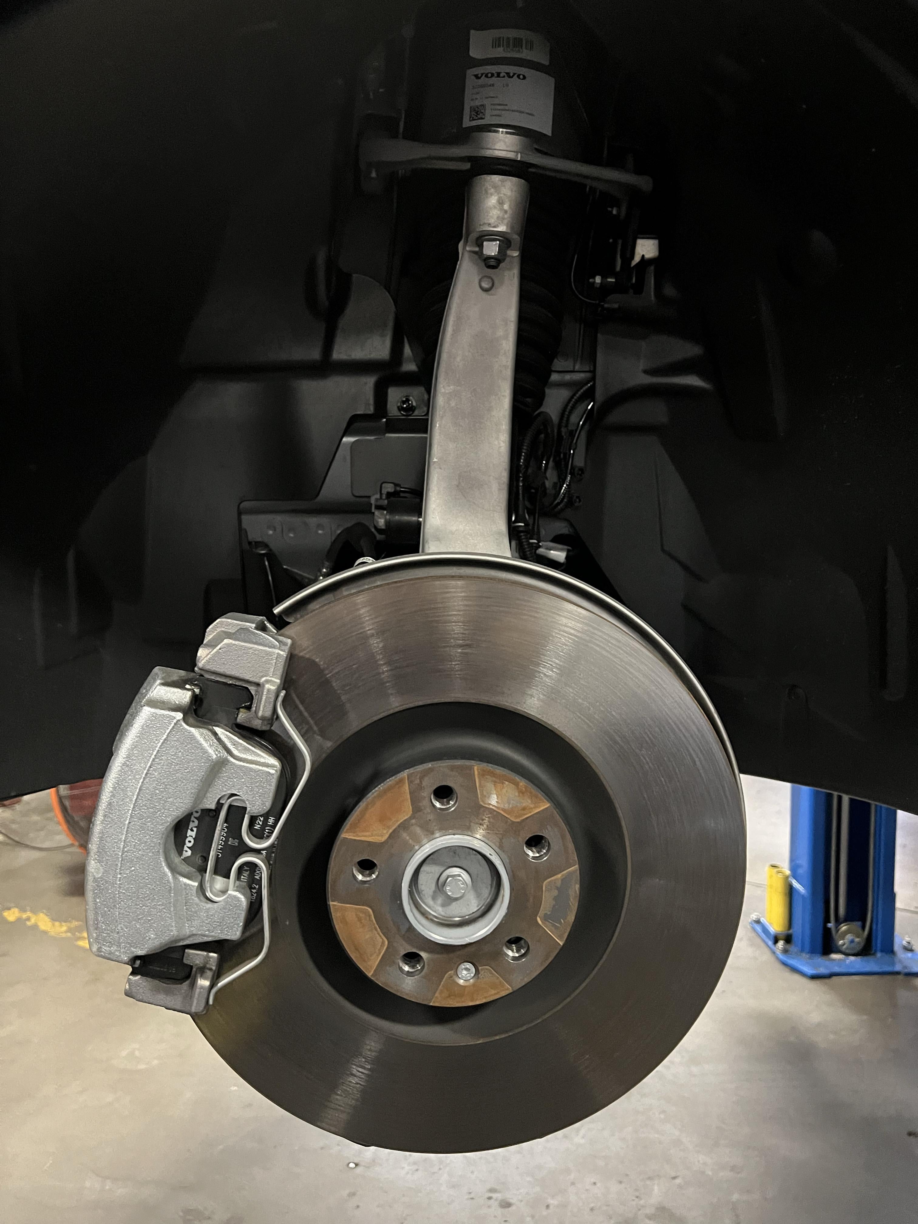 Polestar S60/V60 front brake install on XC90 | SwedeSpeed - Volvo ...