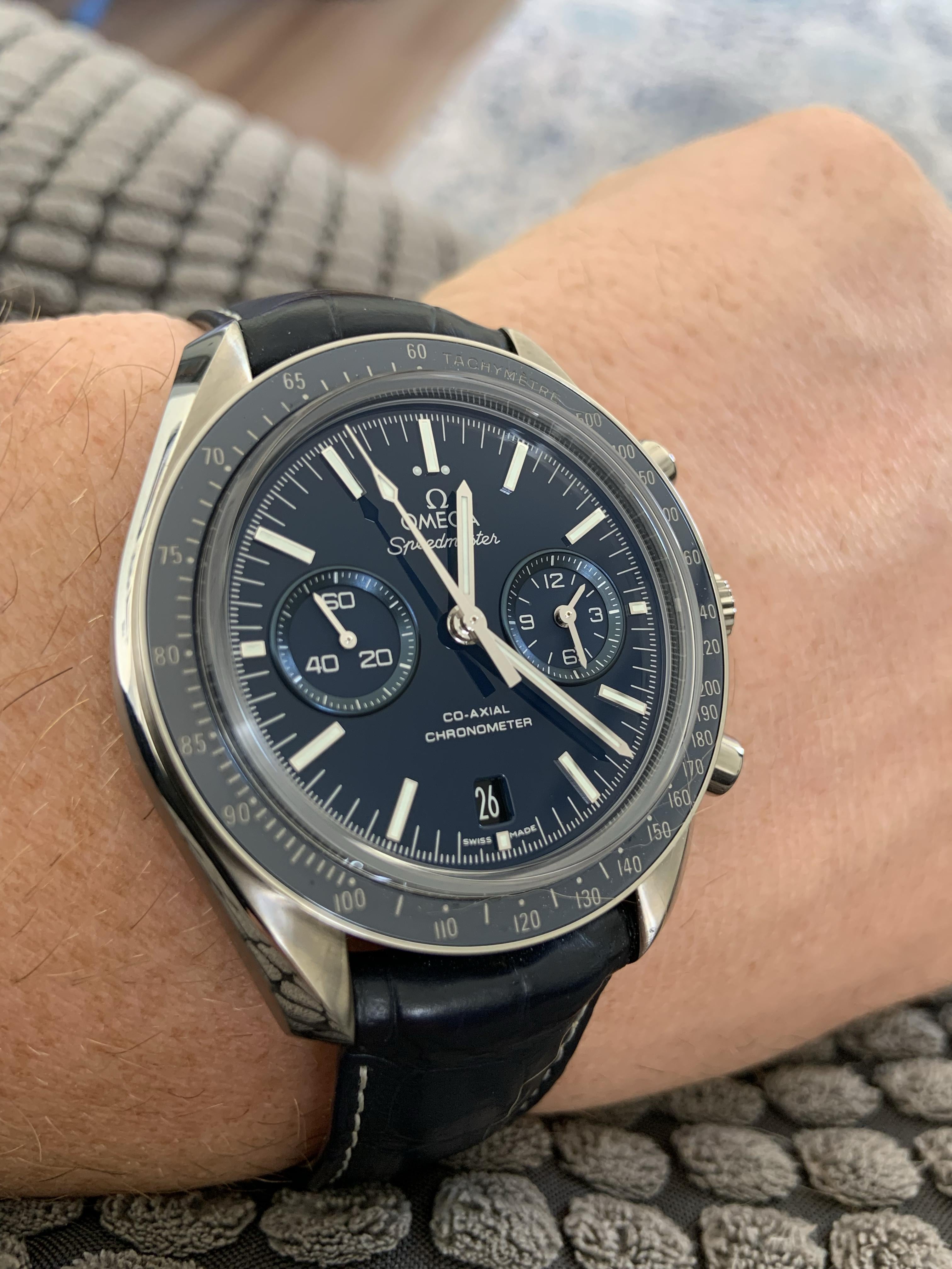 FS: Omega Speedmaster Titanium Blue | WatchUSeek Watch Forums