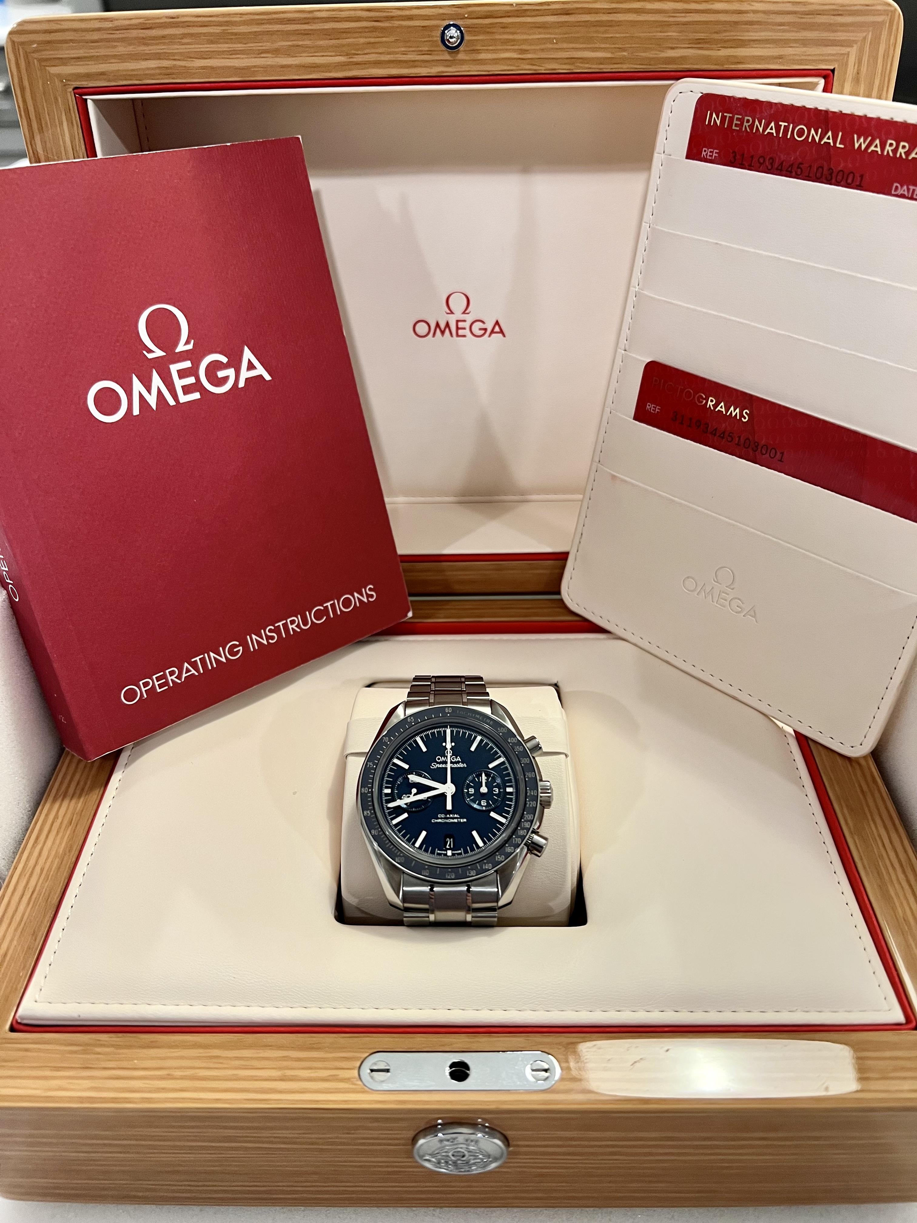 FS: Omega Speedmaster Titanium Blue | WatchUSeek Watch Forums