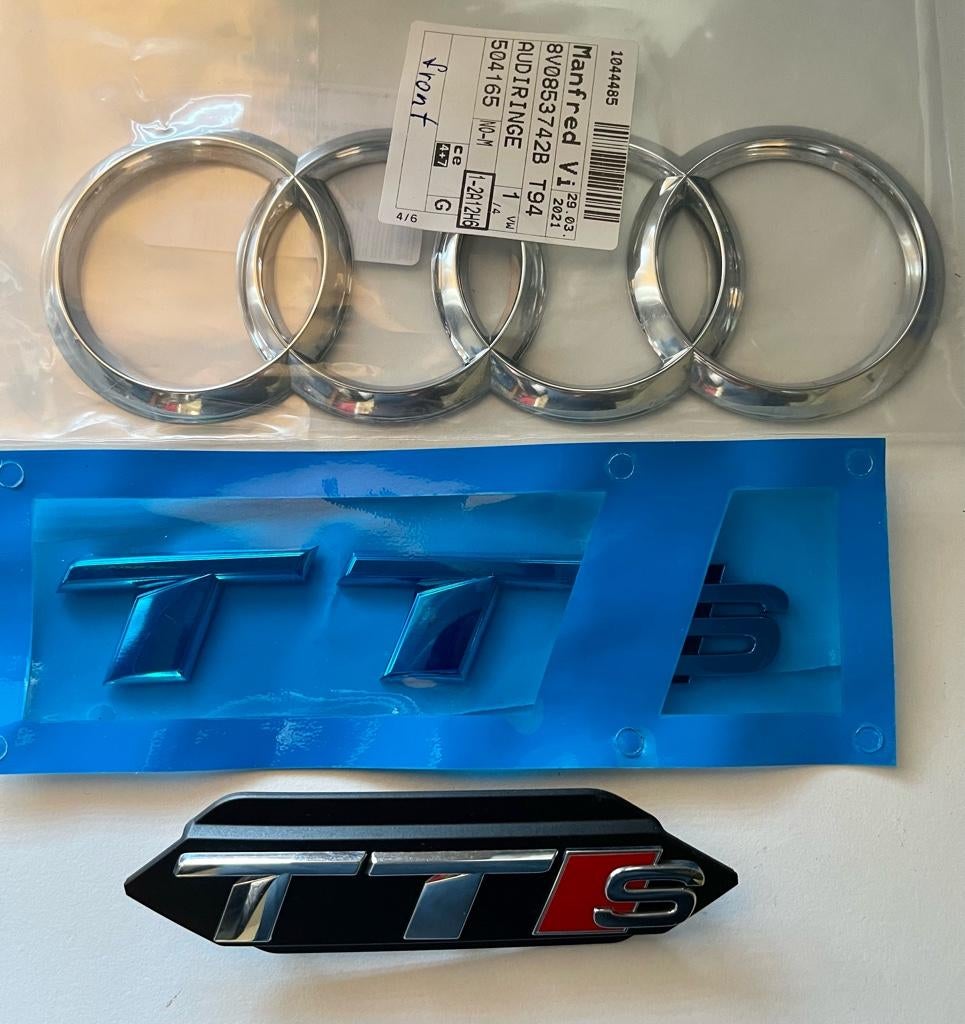 Original TTS badges from 2020 TTS. | Audi TT Forum