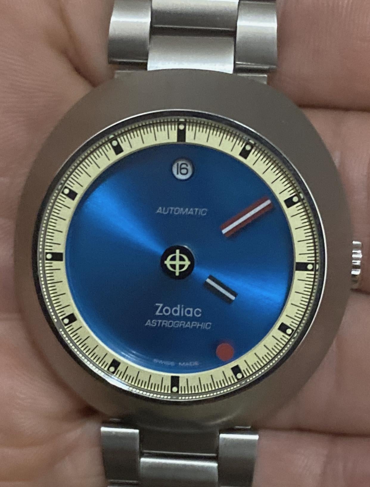 Zodiac Blue dial Astrographic LE 182 pieces | WatchUSeek Watch Forums