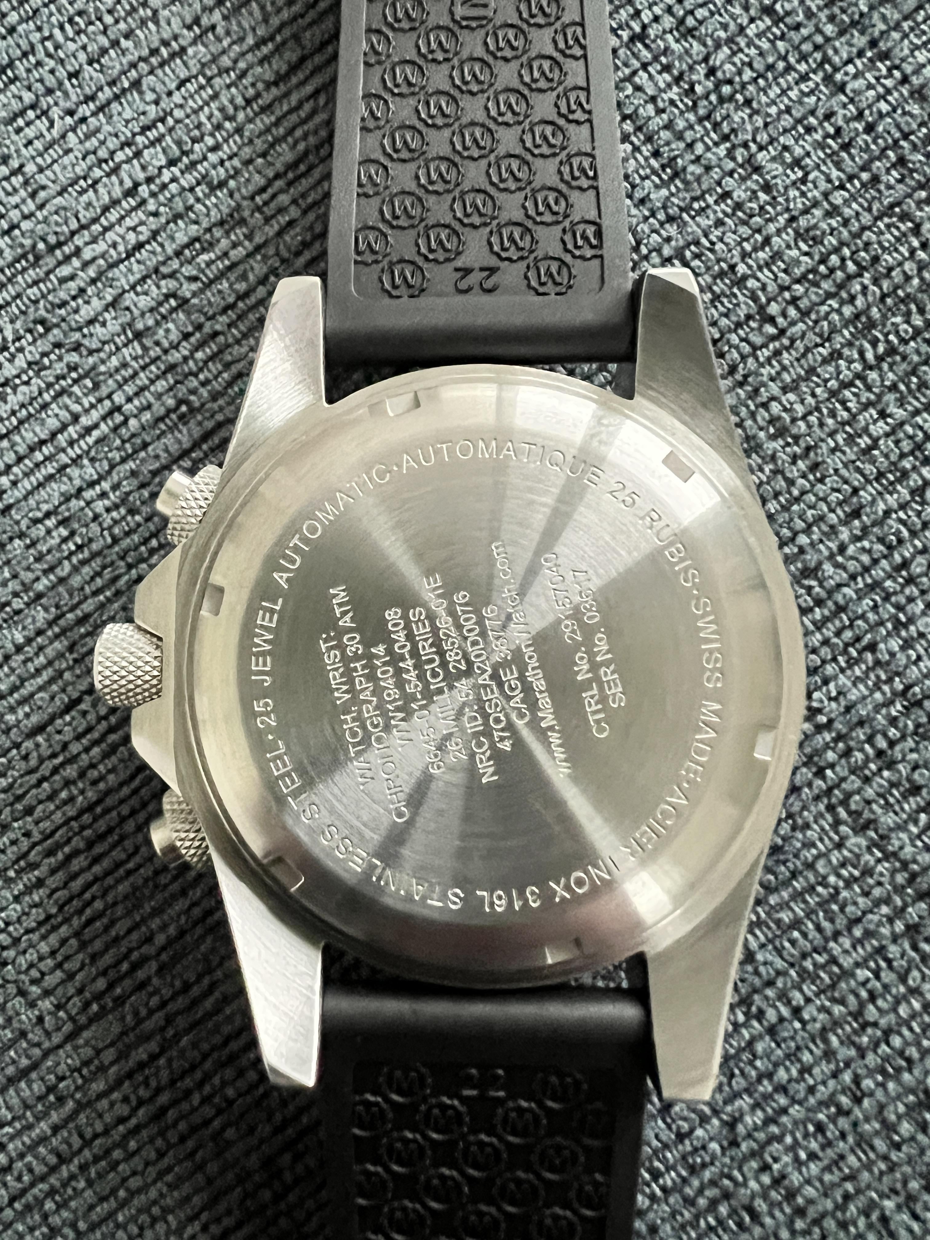 WITHDRAWN: Brand New Marathon CSAR Pilot Automatic | WatchUSeek Watch ...