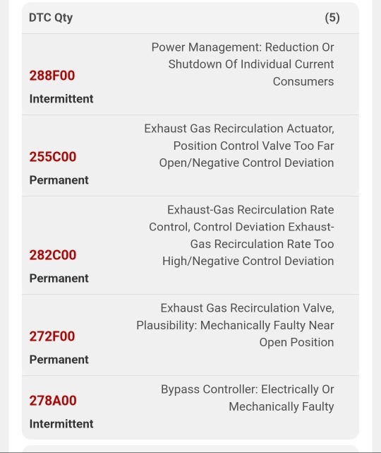 Possible EGR Valve Failure | BMW Forum - BimmerFest BMW Forums