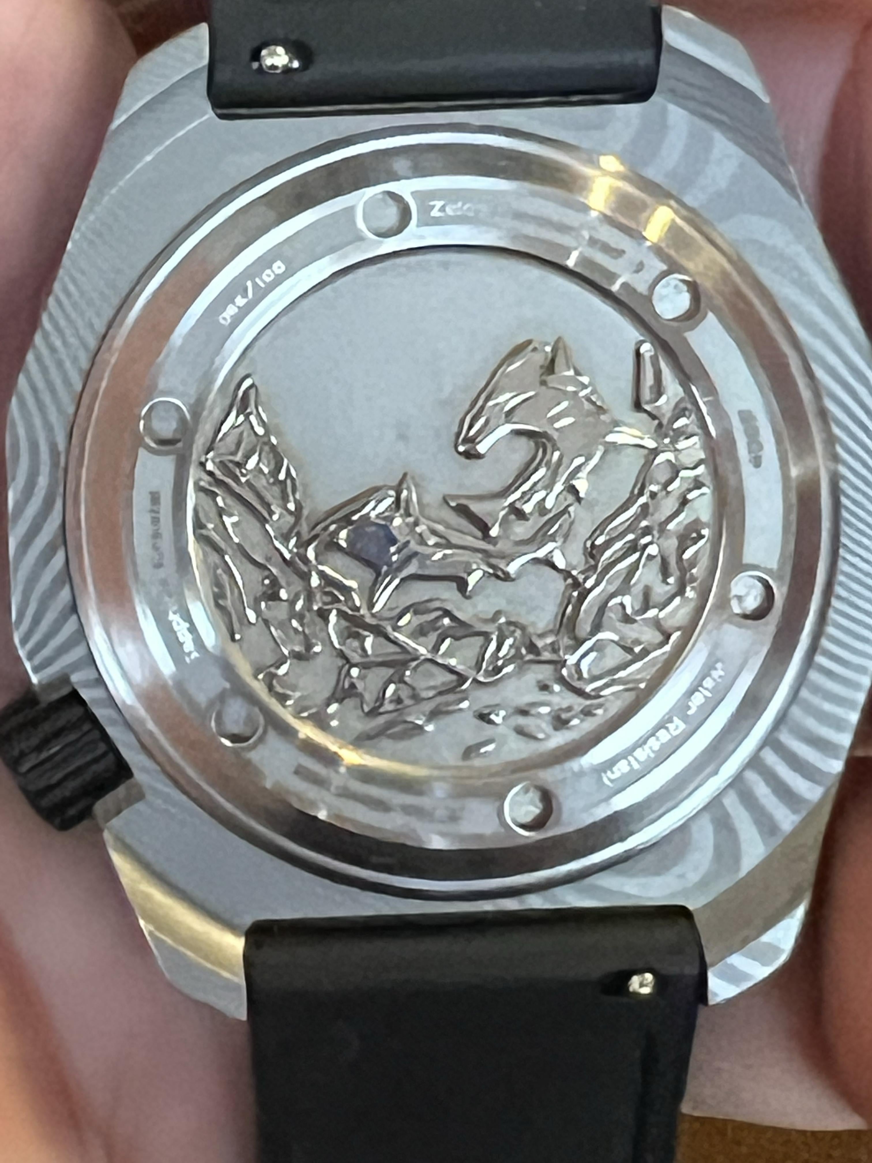 FS: Zelos Hammerhead 3 Damascus/Meteorite | WatchUSeek Watch Forums
