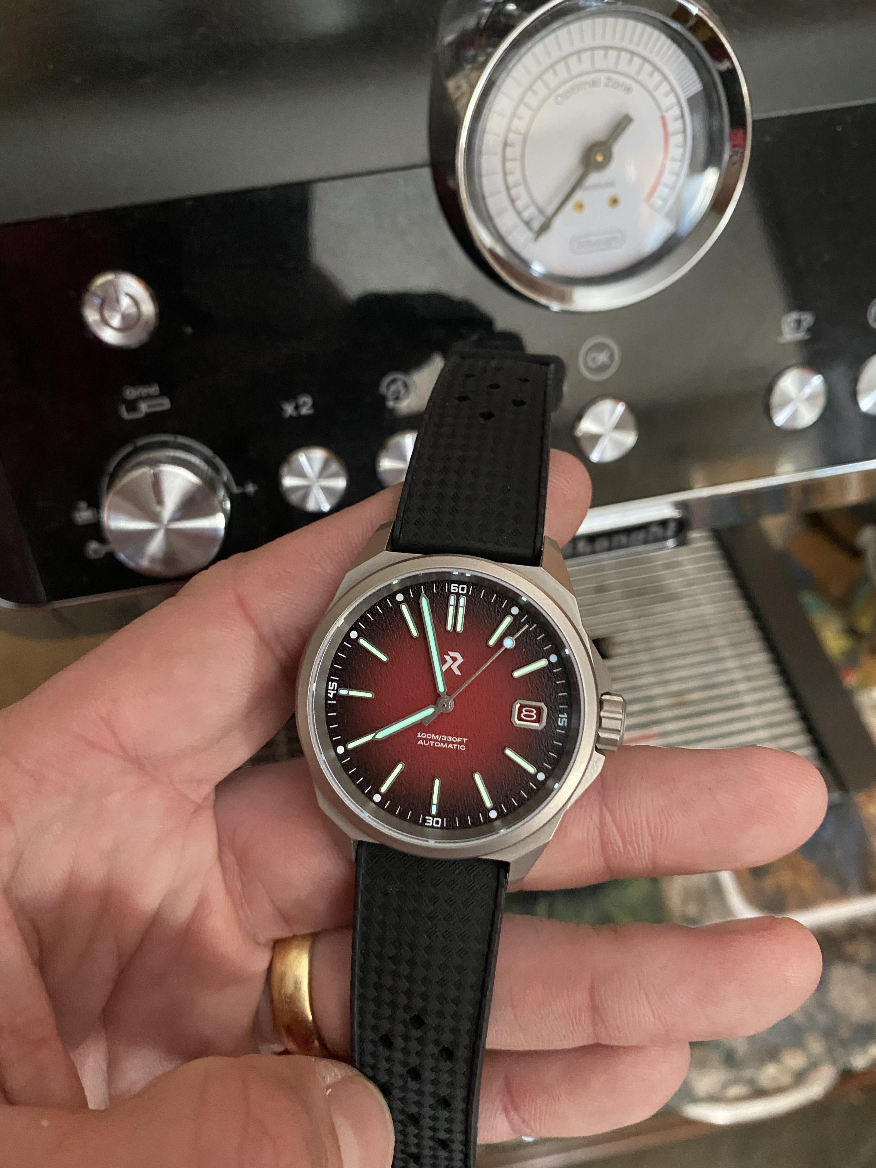 SOLD —FS: RZE RESOLUTE - CRIMSON RED (2 straps) | WatchUSeek Watch Forums