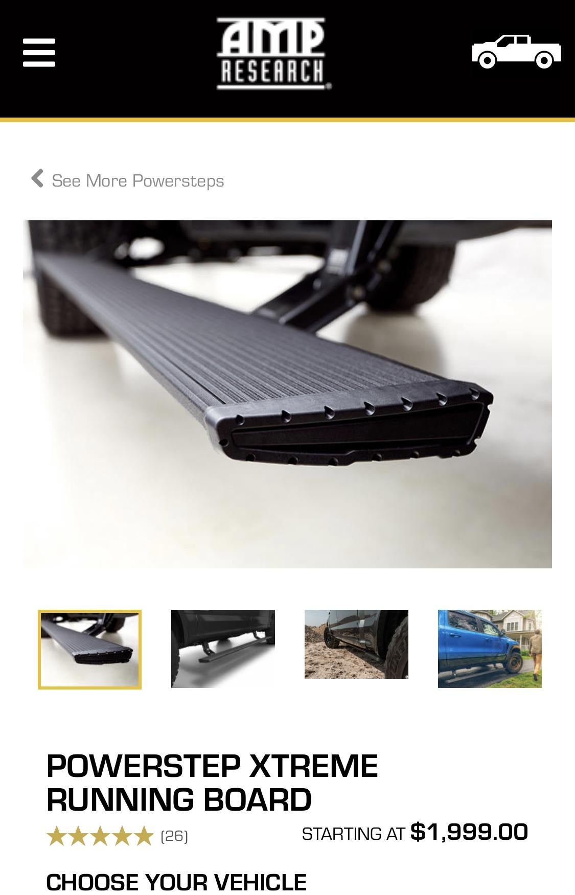 Amp Research Extreme Running Boards $1600 BNIB | 2 Cool Fishing Forum