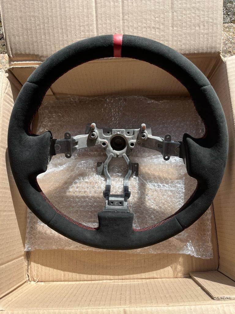 [£445 GBP] Nissan GT-R R35 Black Alcantara Steering Wheel Nismo Style ...