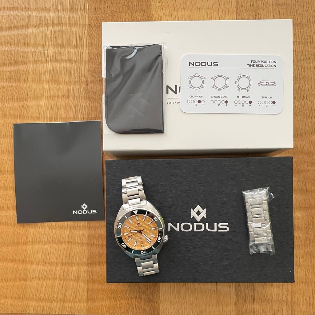 Price Drop!! Nodus Avalon II With Coral Yellow Dial | WatchUSeek Watch Forums