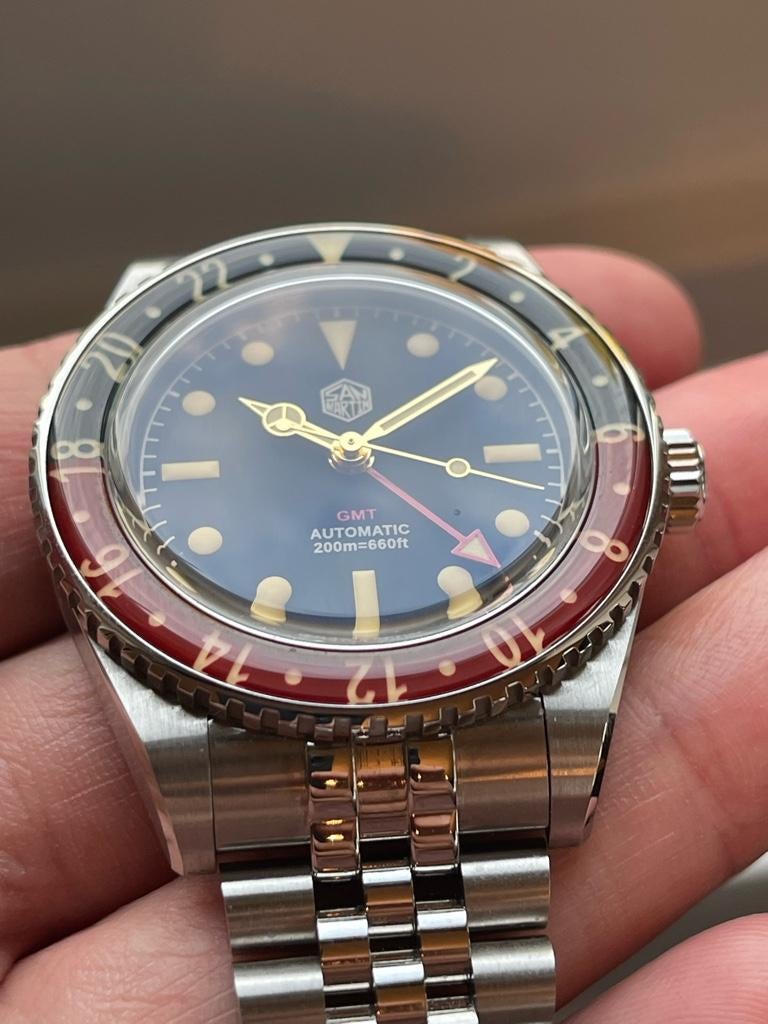 [$299 USD] San Martin Vintage GMT Pepsi v3 (newest version) Rolex 6542 ...