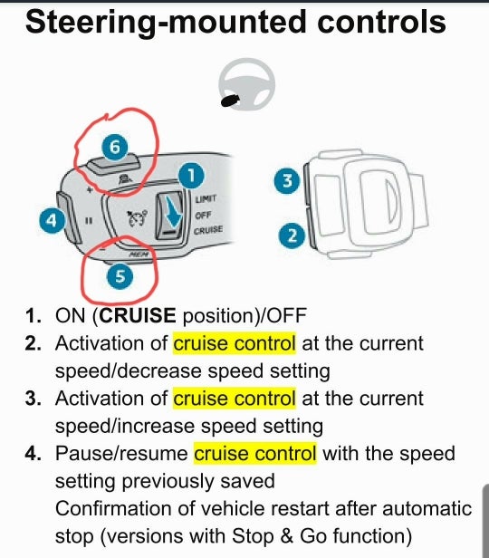 Adaptive cruise control : is it faulty or do I not have it? | Peugeot ...
