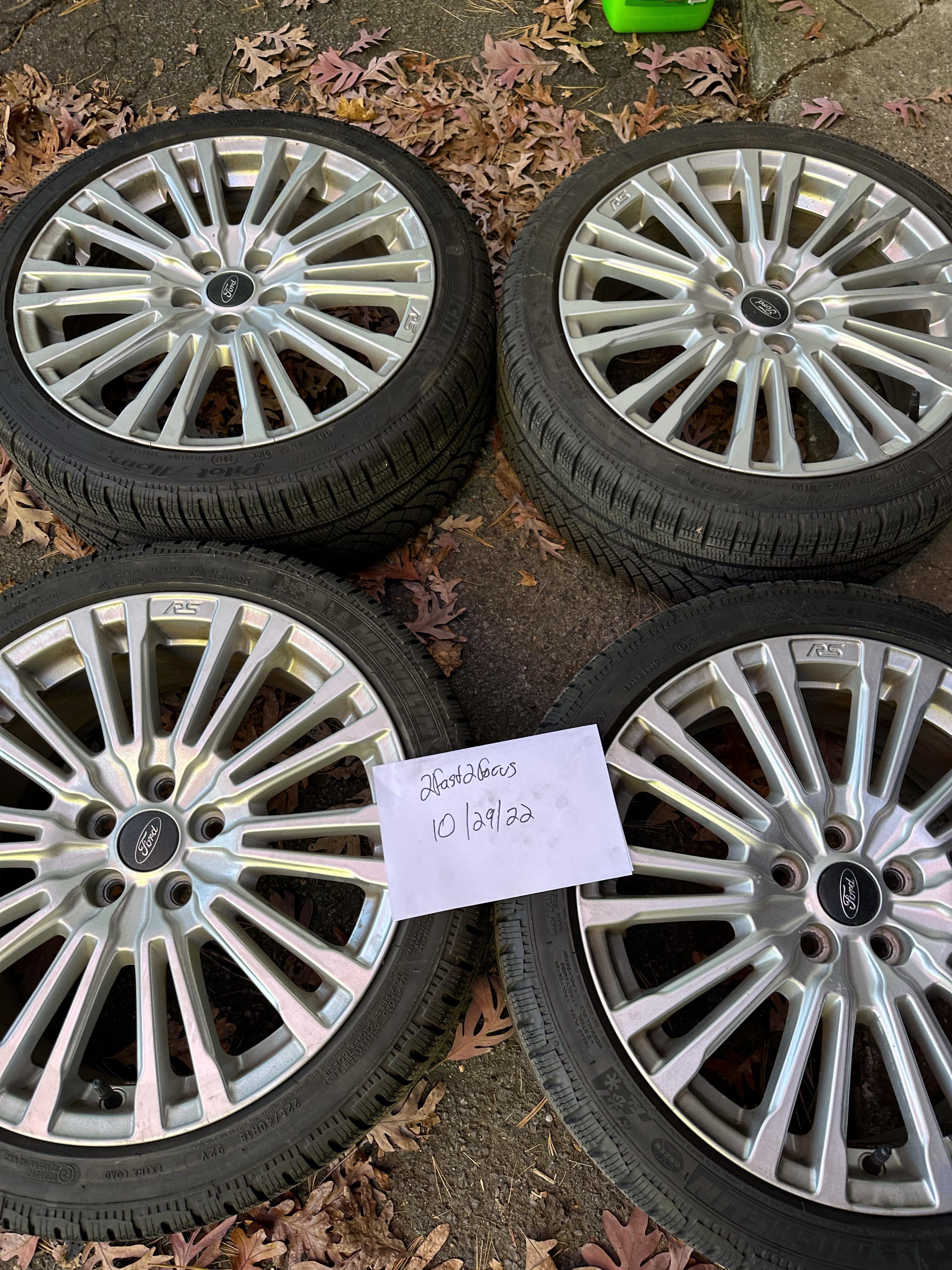 FS: Focus RS Winter Wheels - SOLD | Ford Focus RS Forum