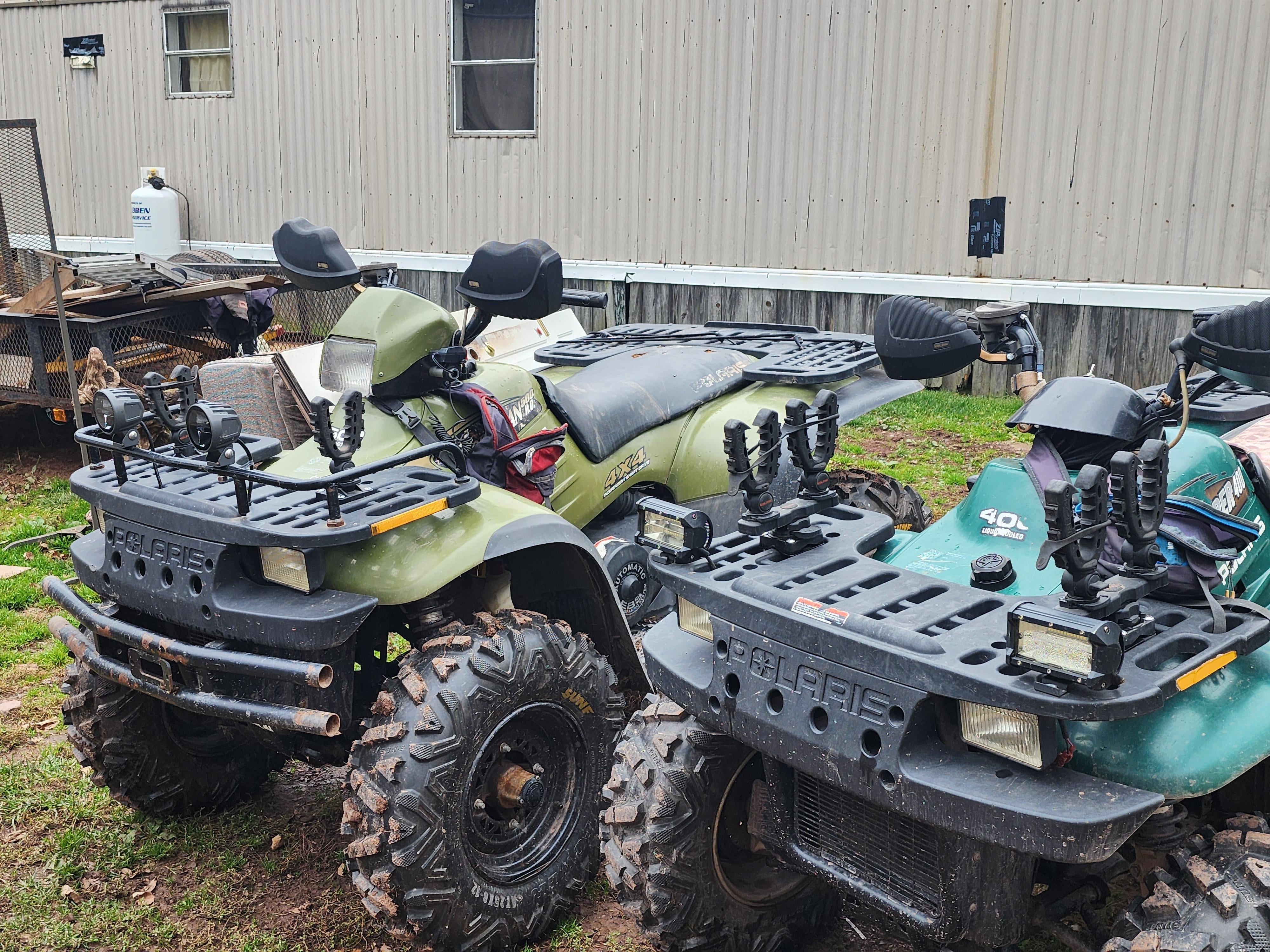 Sportsman 500 X2 Front Storage DIY Rack | Polaris ATV Forum