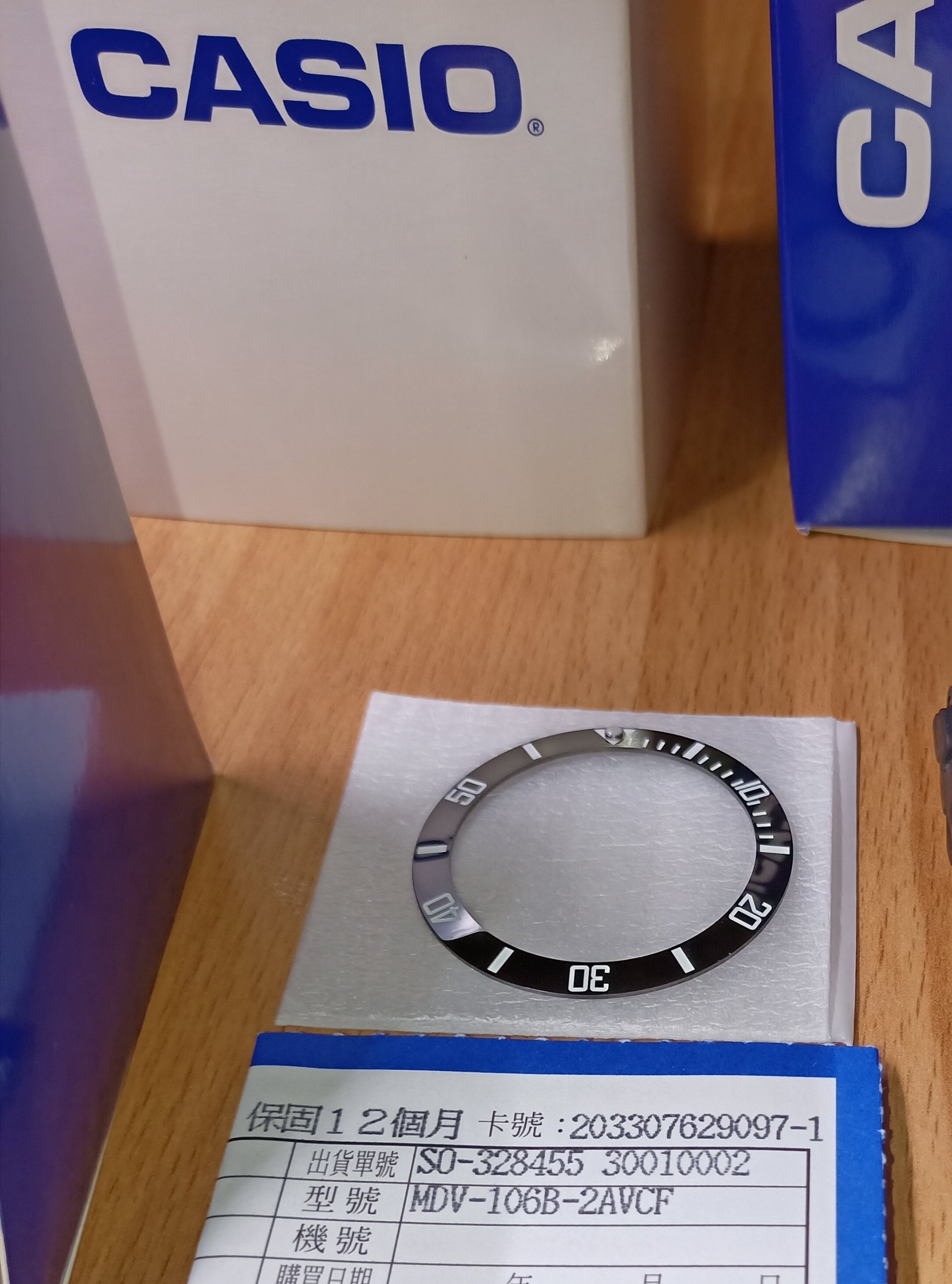 [SOLD] FS: $95 CASIO DURO MARLIN MDV-106 BLUE SAPPHIRE CRYSTAL LUMINOVA ...